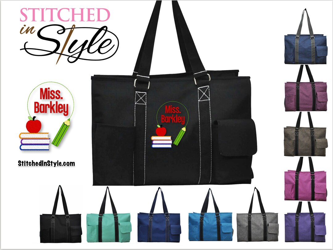 Teacher Tote Teacher Book Bag Teacher Appreciation Gift Educators ...