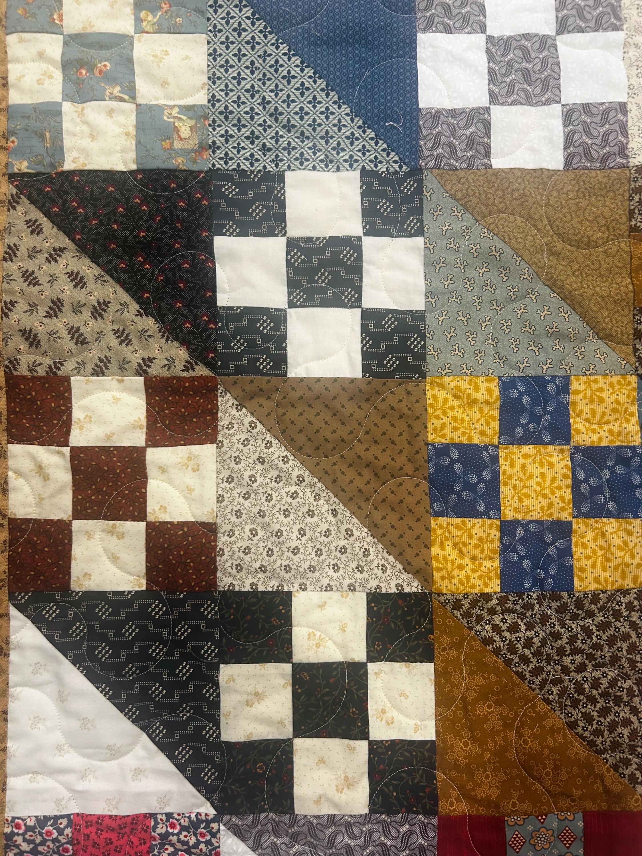 Scrappy Lap Quilt - Etsy