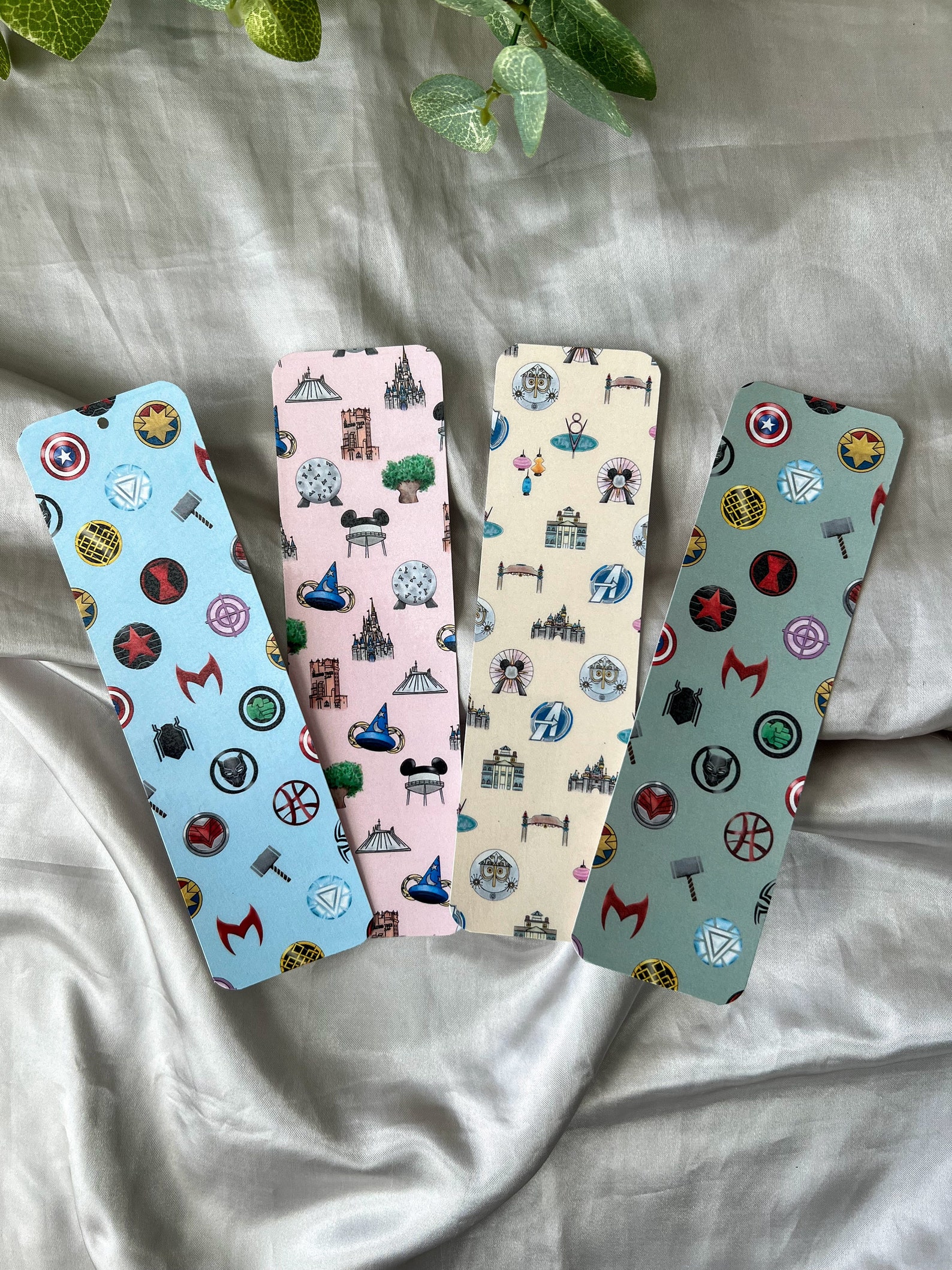 East/west Coast Park Bookmark | Pastel Theme Park Double-sided Bookmark ...