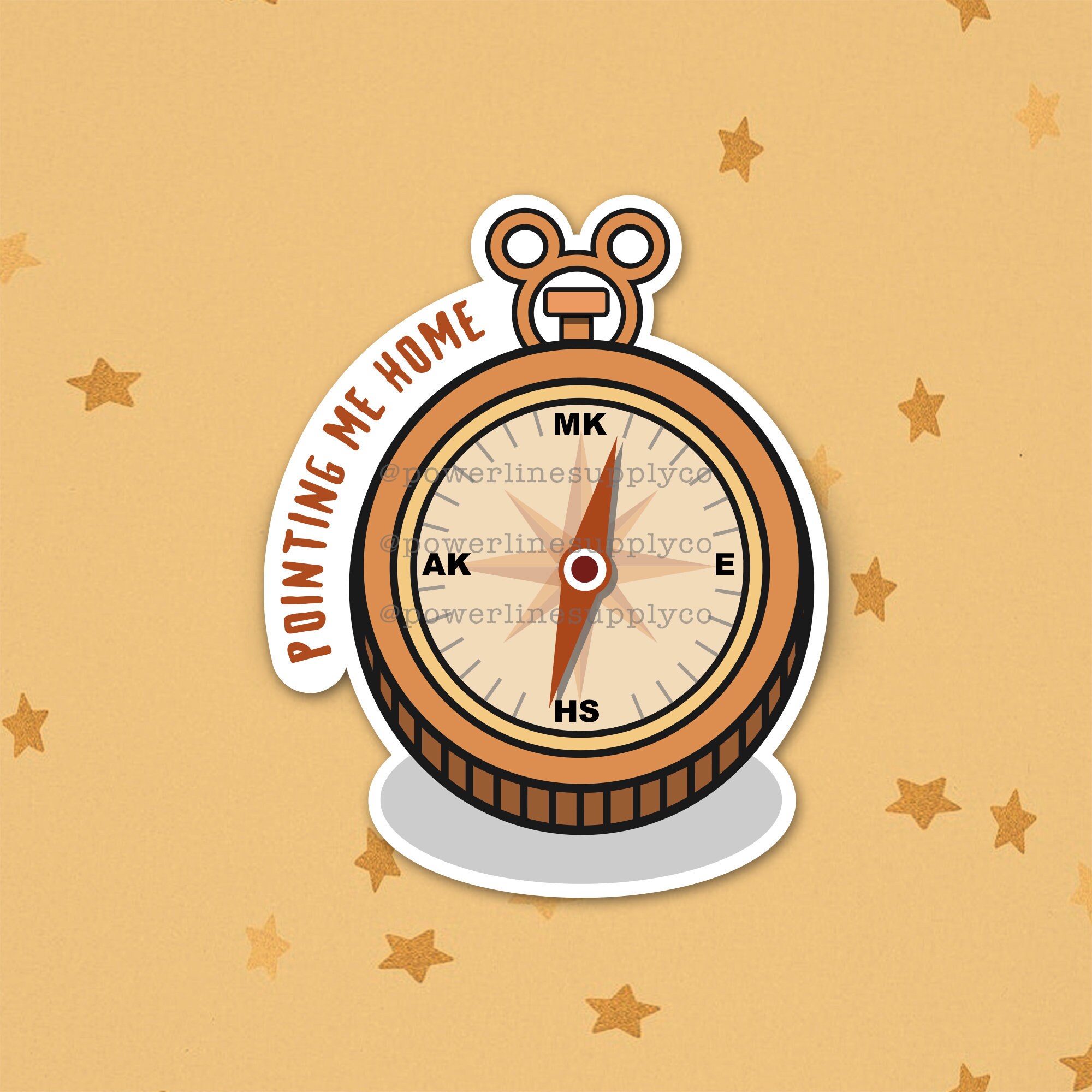 Señalando a Mí Home Brújula Sticker / Botella de Agua Laptop - Etsy España