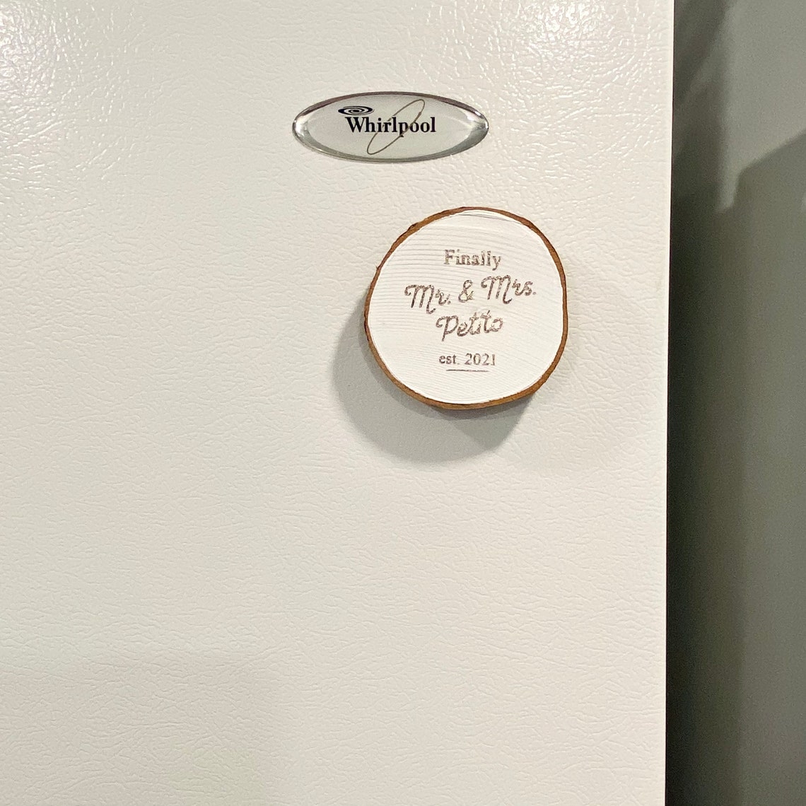 Personalized Wedding Date Magnet | Wedding Gift, Newlywed Present ...