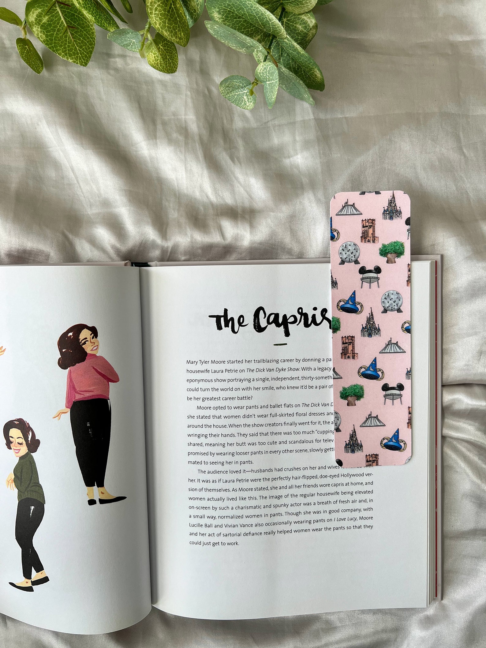 East/west Coast Park Bookmark | Pastel Theme Park Double-sided Bookmark ...