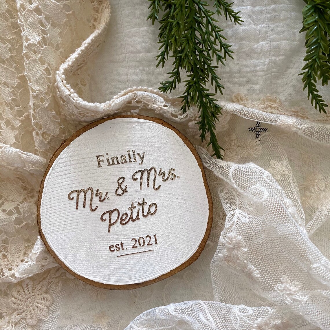 Personalized Wedding Date Magnet | Wedding Gift, Newlywed Present ...