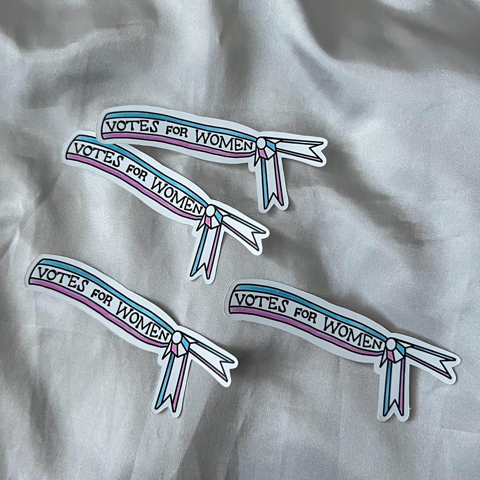 Votes for Women Sash Sticker Water Bottle Laptop Notebook - Etsy