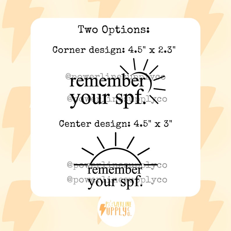 Remember Your SPF Vinyl Mirror Decal Inspirational - Etsy