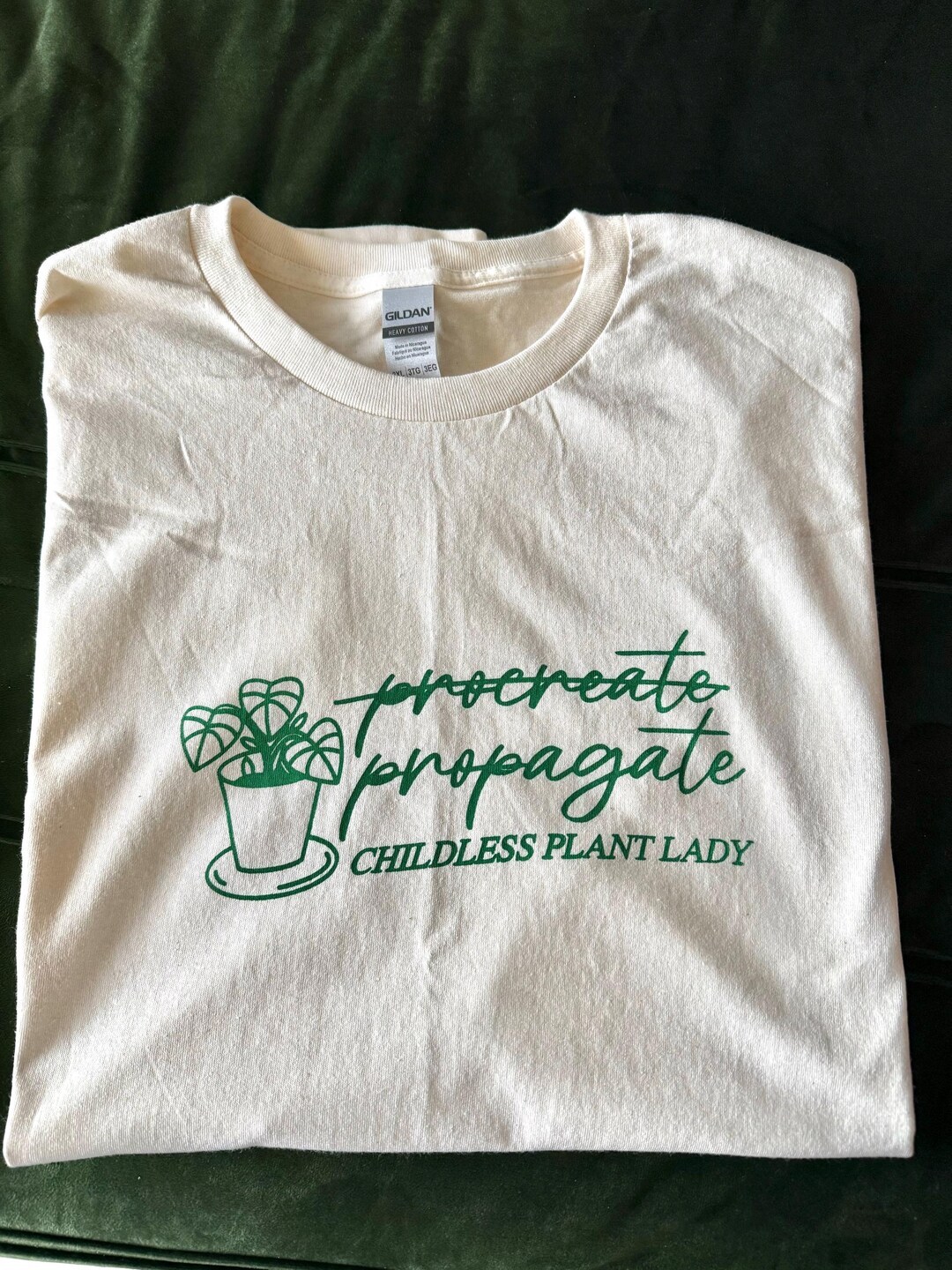 Childless Plant Lady T-shirt | Procreate/propagate Shirt, Plant Mom ...