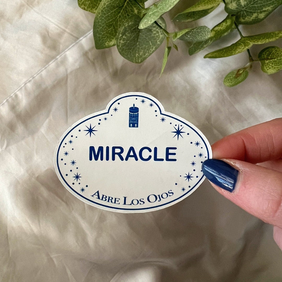 Miracle Name Tag Sticker | Weatherproof Water Bottle, Laptop, Notebook ...