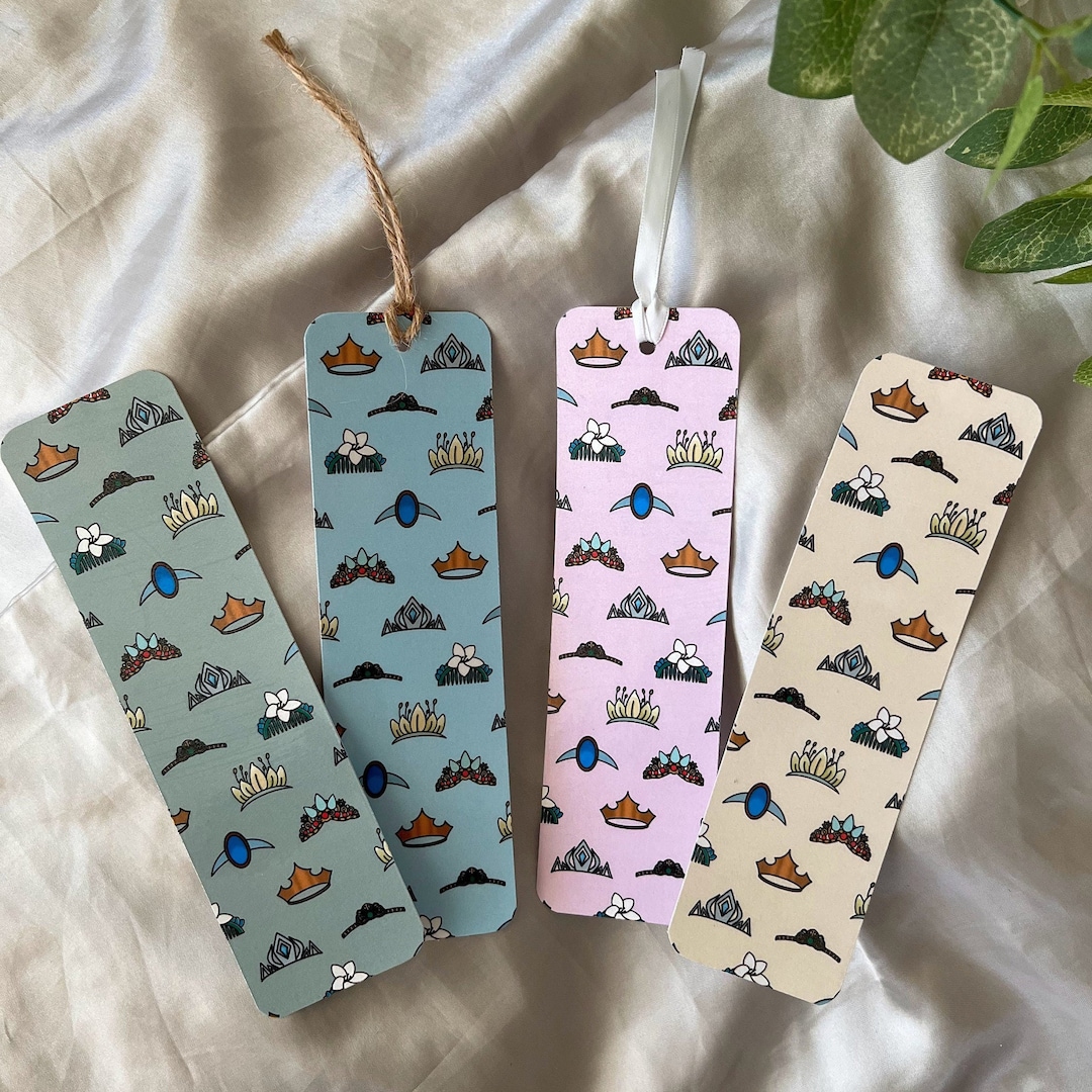 Princess Crown Bookmark | Pastel Fairytale Dreams Double-sided Bookmark ...