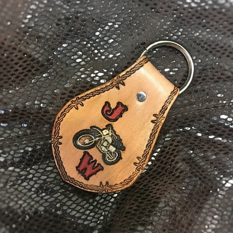 Motorcycle Keychain - Etsy