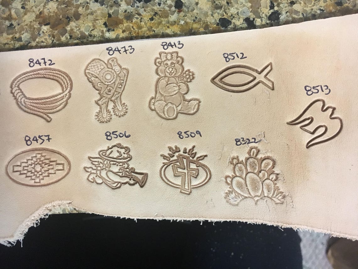 3D Craftool Leather Stamps | Etsy