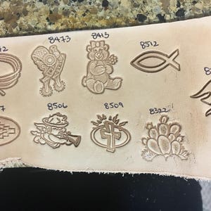 3D Craftool Leather Stamps - Etsy