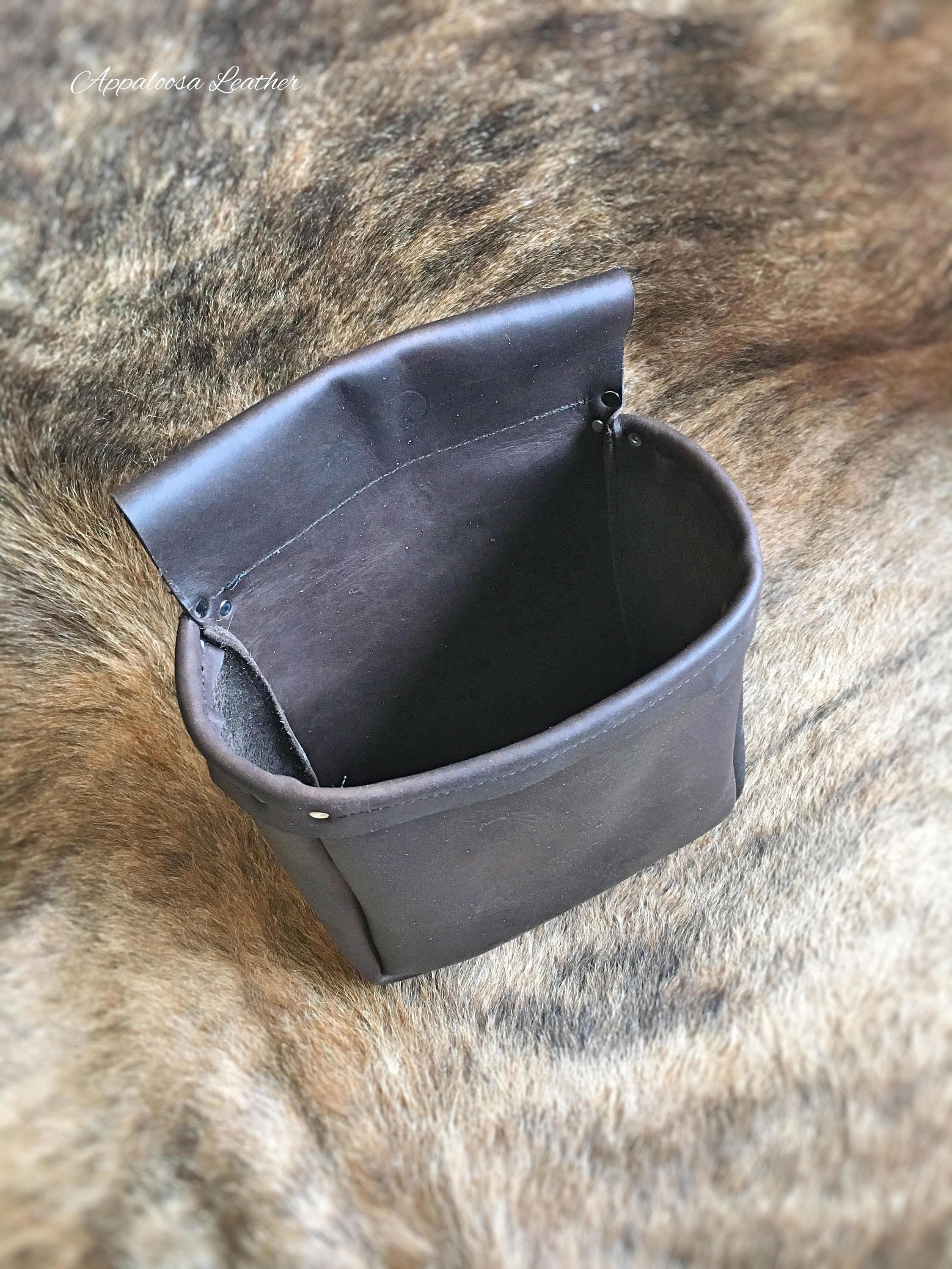 Custom Leather Brown Shooting Shell Pouch With Initials - Etsy Canada