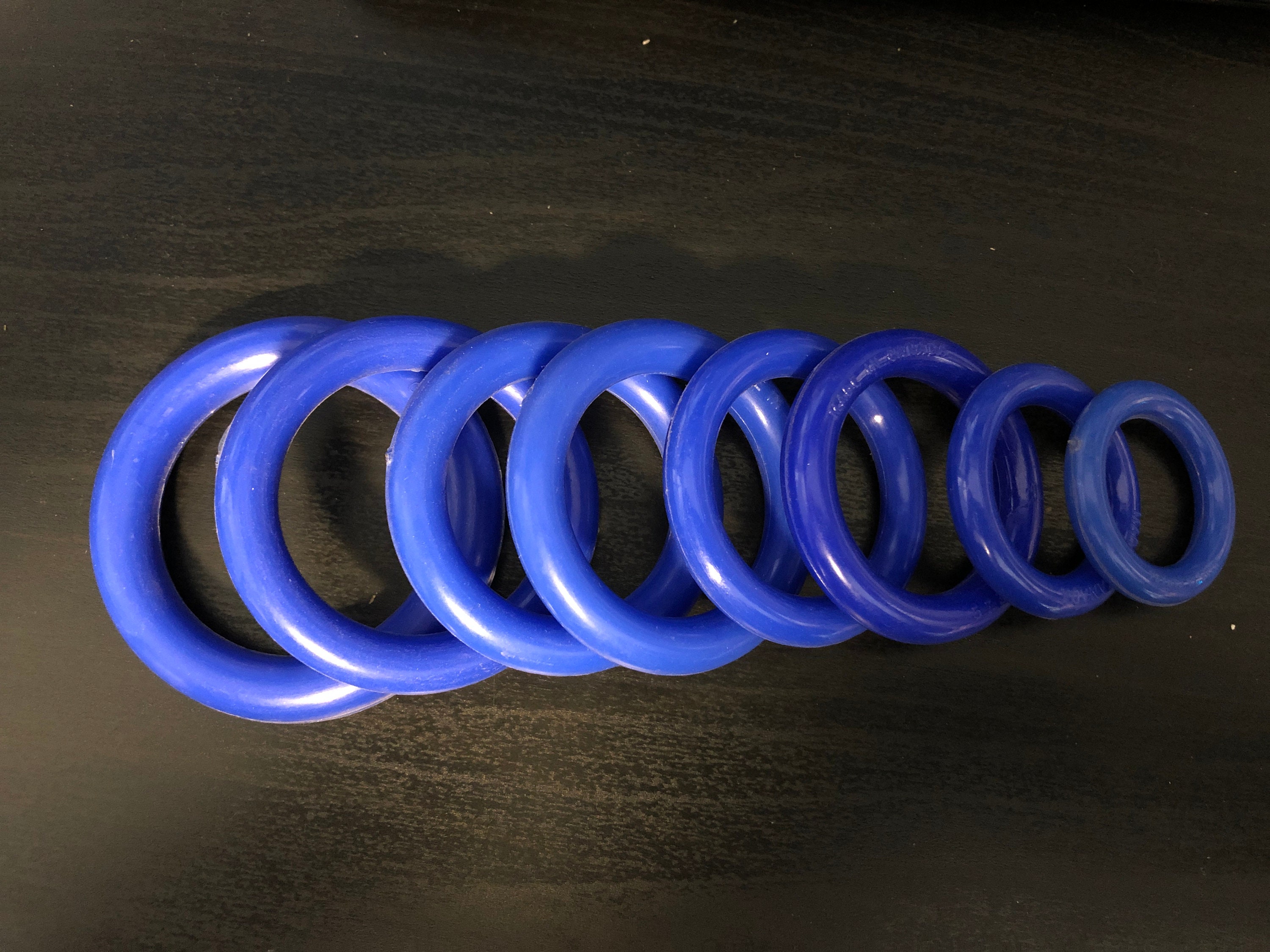 Plastic O-rings Multiple Sizes Blue White Red Art Supply | Etsy Canada