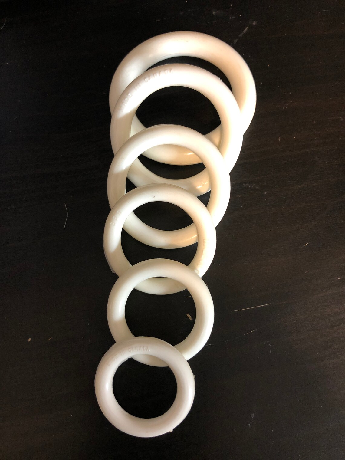 Plastic O-rings Multiple Sizes Blue White Red Art Supply - Etsy Canada