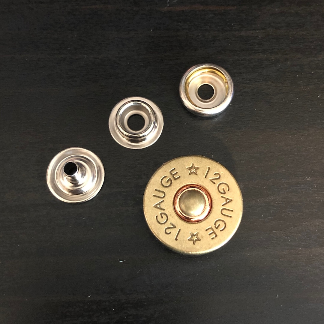 12 Gauge Shotgun Shell Line 24 Snap 1/4" Post - Etsy