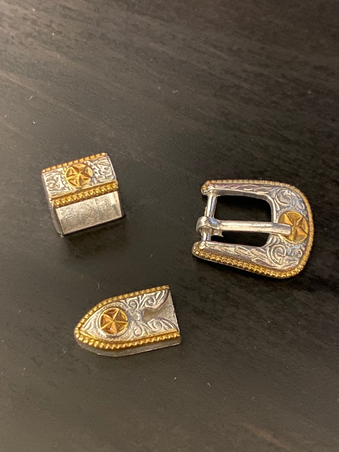 San Saba Hat Band Buckle Set - Etsy