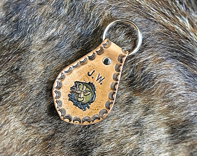 Smallmouth Bass Key Chain Wood Fisherman Gift for Bass Fishing ...