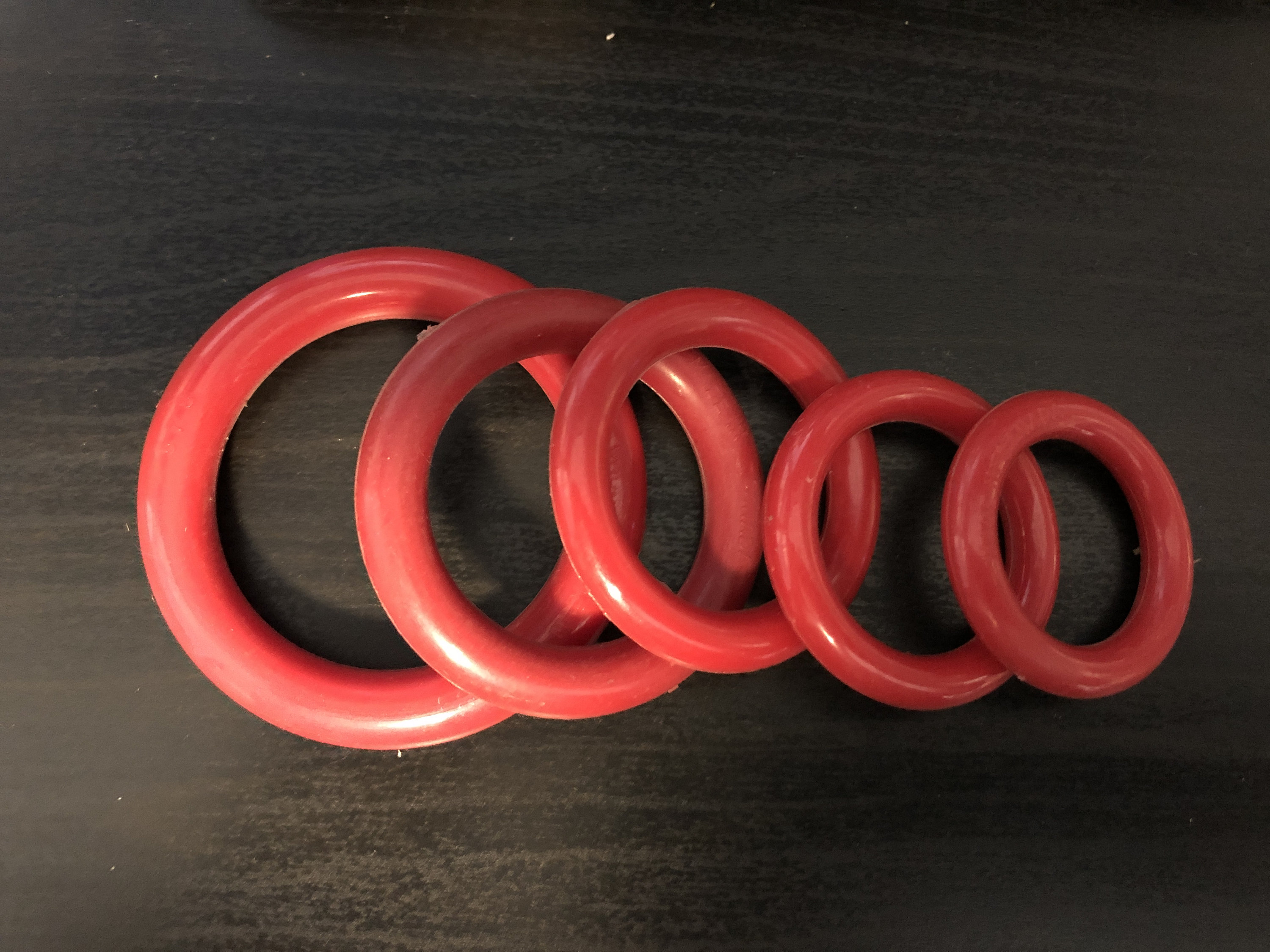 Plastic O-rings Multiple Sizes Blue White Red Art Supply - Etsy Canada