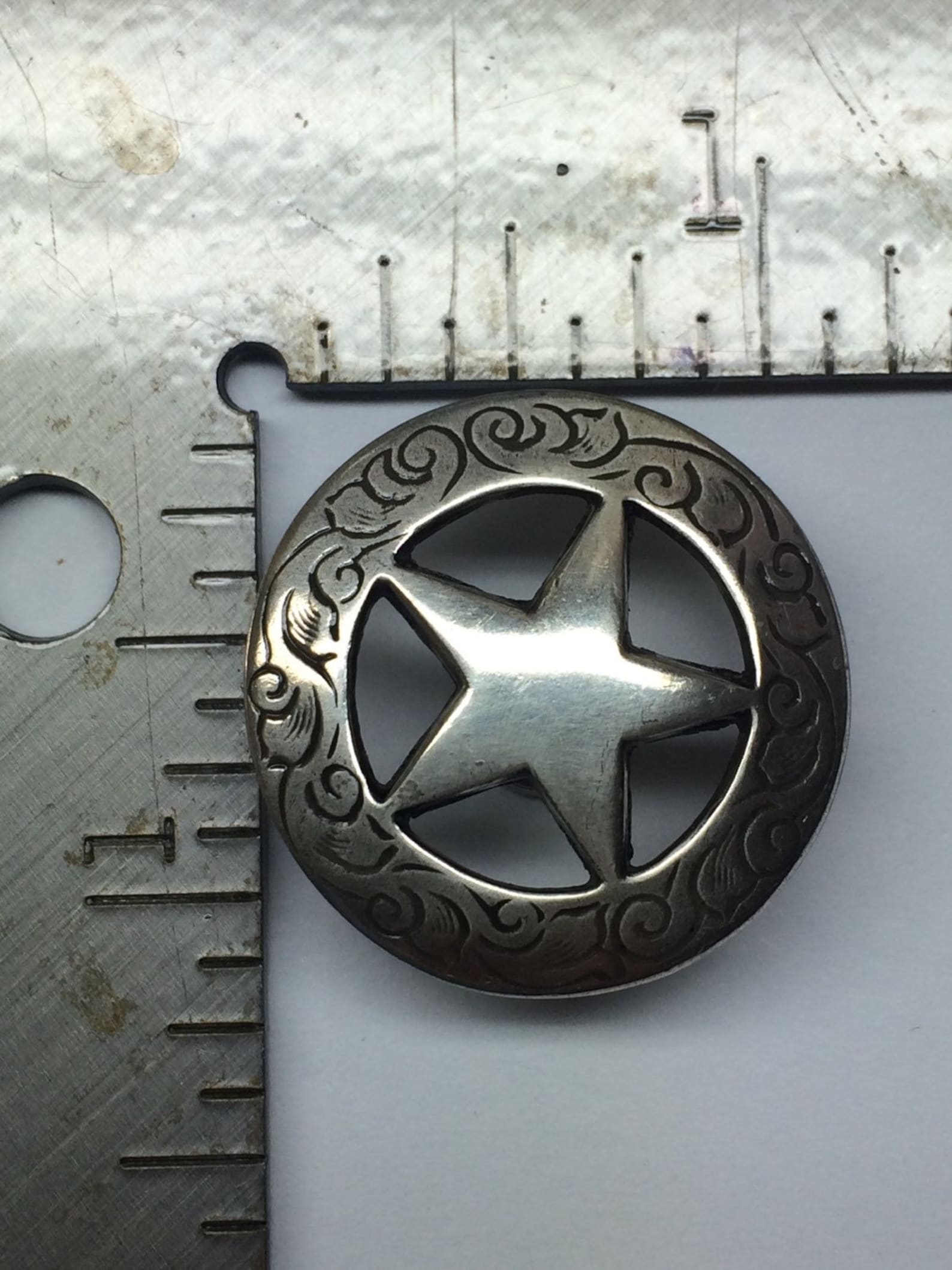 Texas Star Concho small & Large - Etsy