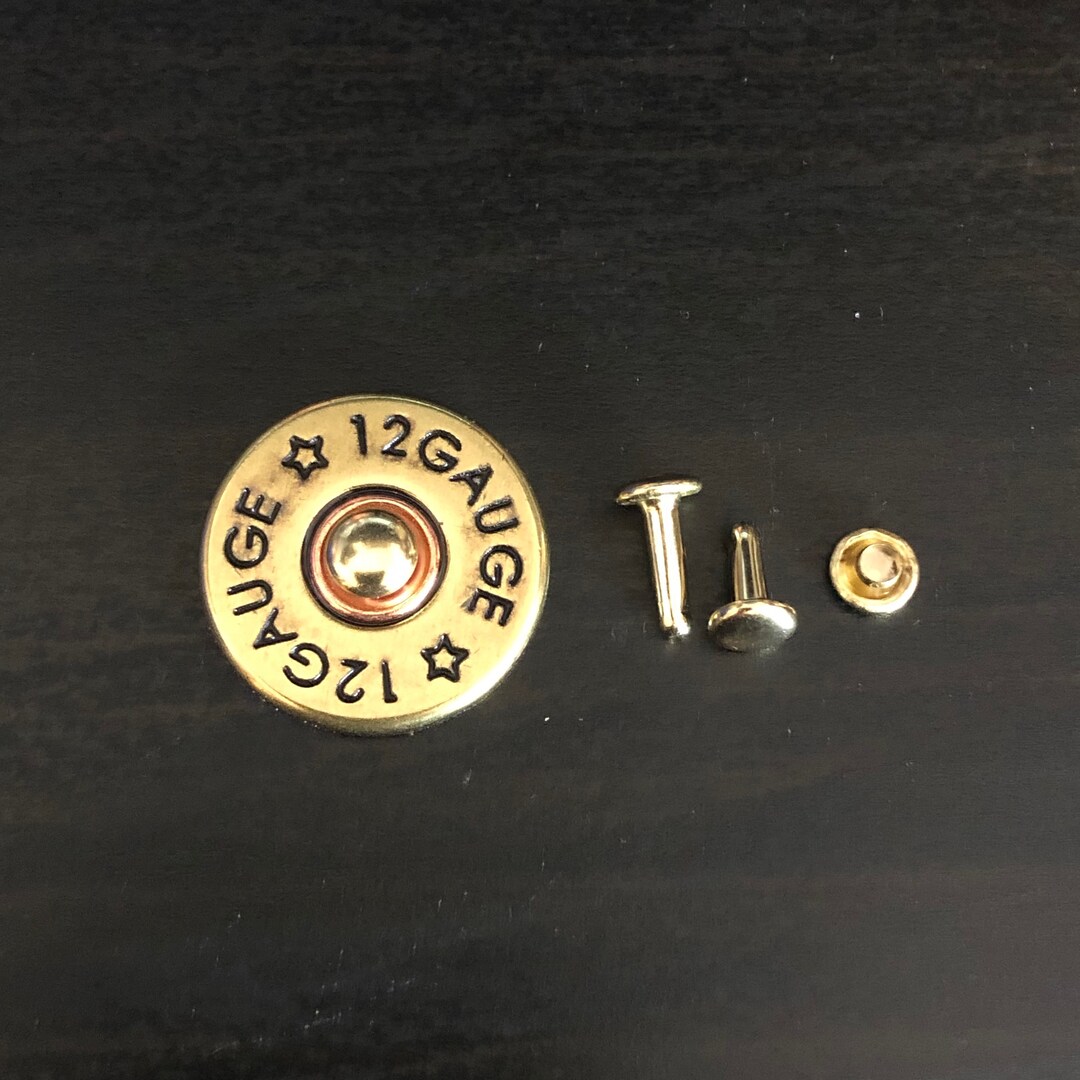 12 Gauge Shotgun Shell Concho Rivet Back - Etsy