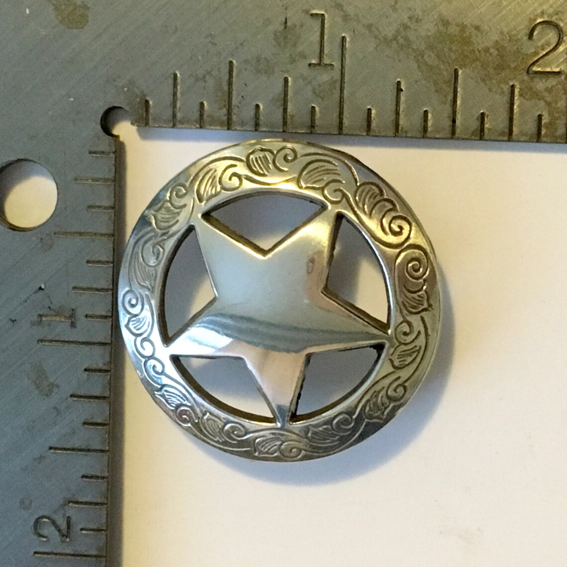 Texas Star Concho small & Large - Etsy