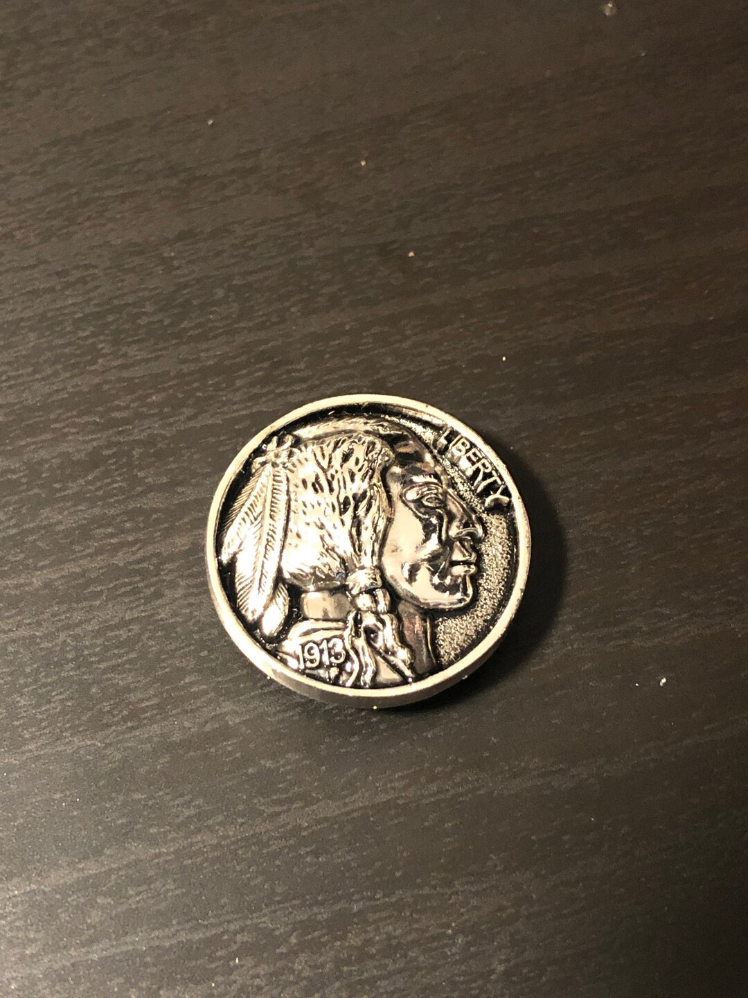 First Nations Head Concho - Screw in Rivet Liberty 1913 Indian Head - Etsy