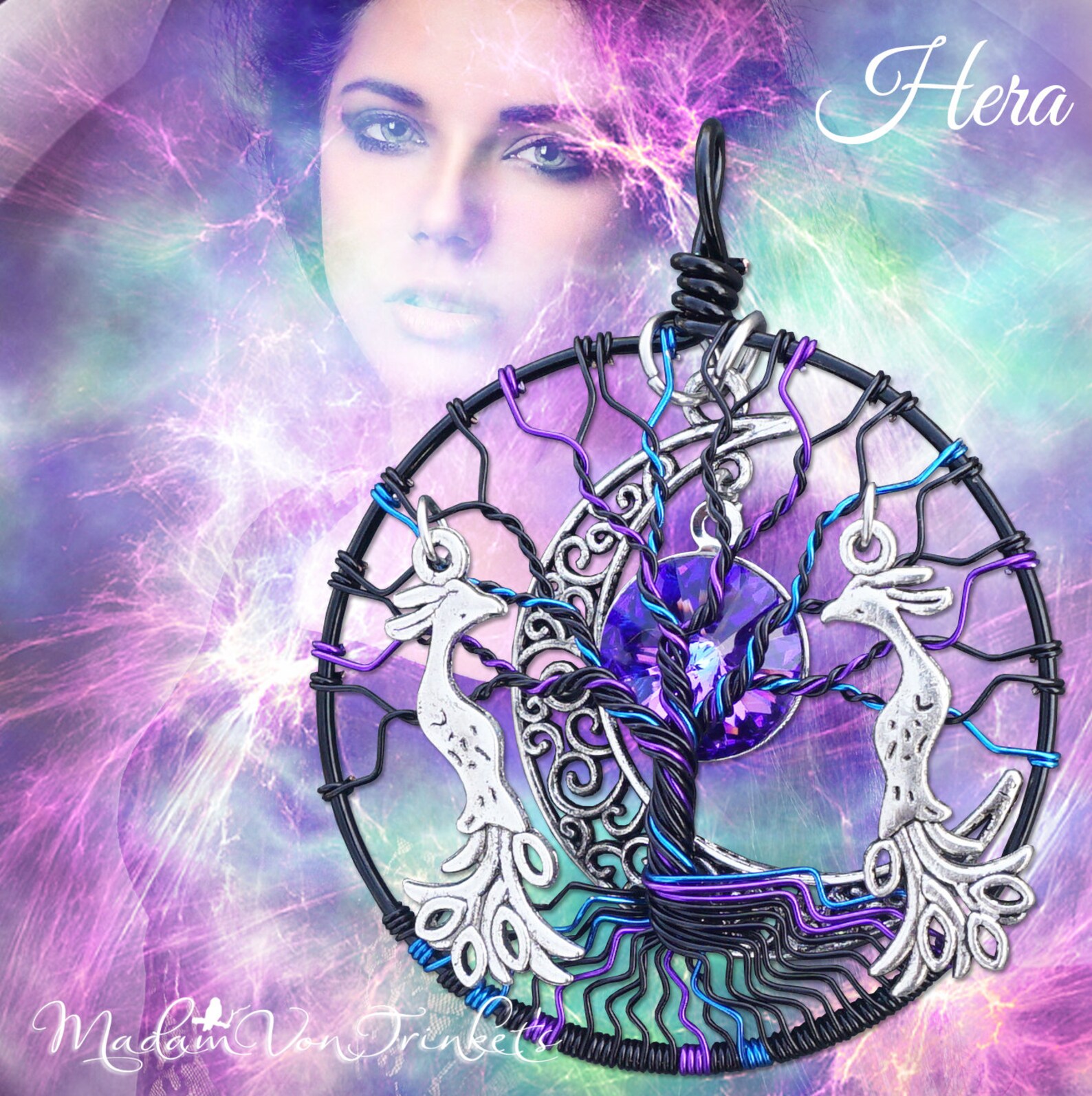 Hera Tree of Life Pendant - Etsy