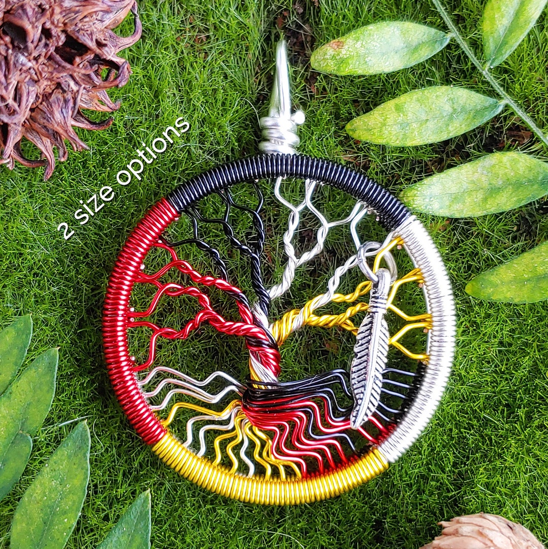 Medicine Wheel Tree of Life Pendant Native American Style Jewelry - Etsy