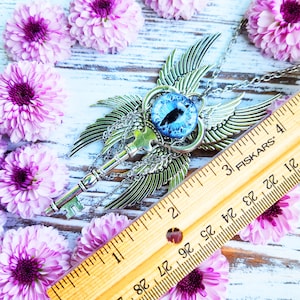 Biblically Accurate Angel Skeleton Key Pendant / Witch Fantasy Key ...