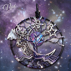 Nox Dragon Tree of Life Pendant / Tree of Life Jewelry / Dragon Jewelry ...