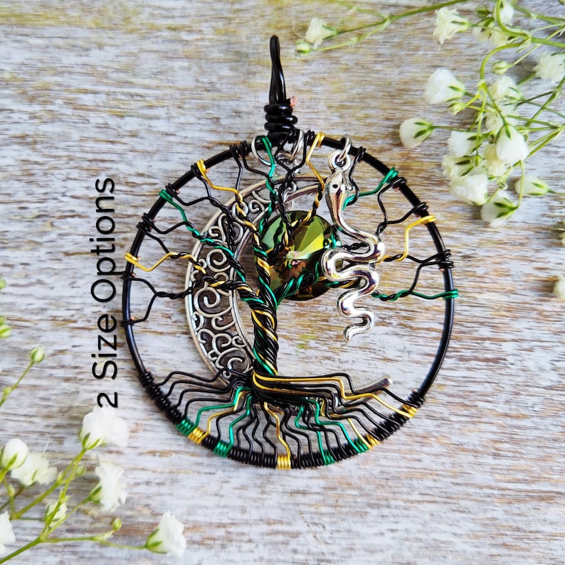 Loki Tree of Life Pendant - Etsy