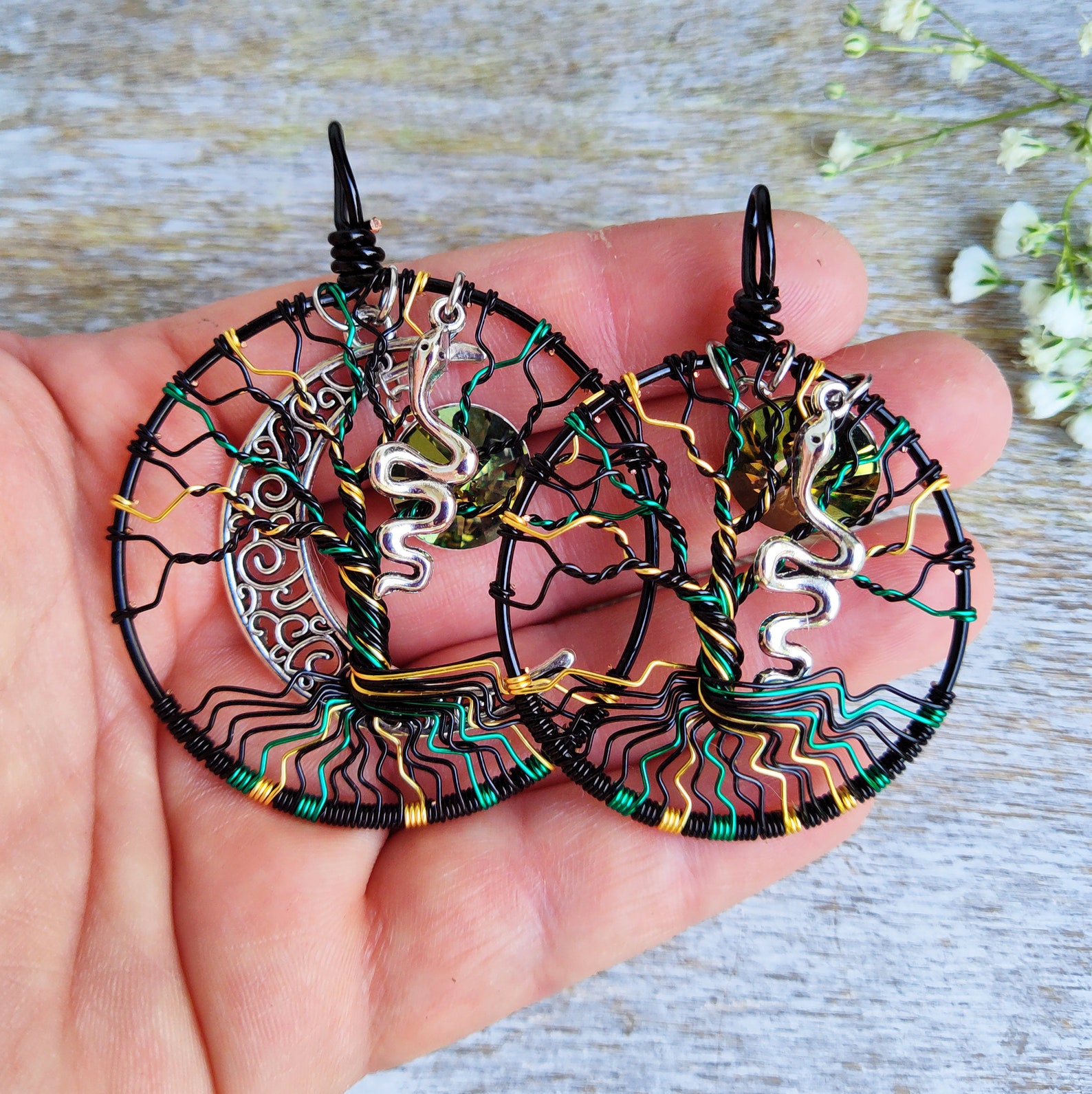 Loki Tree of Life Pendant - Etsy