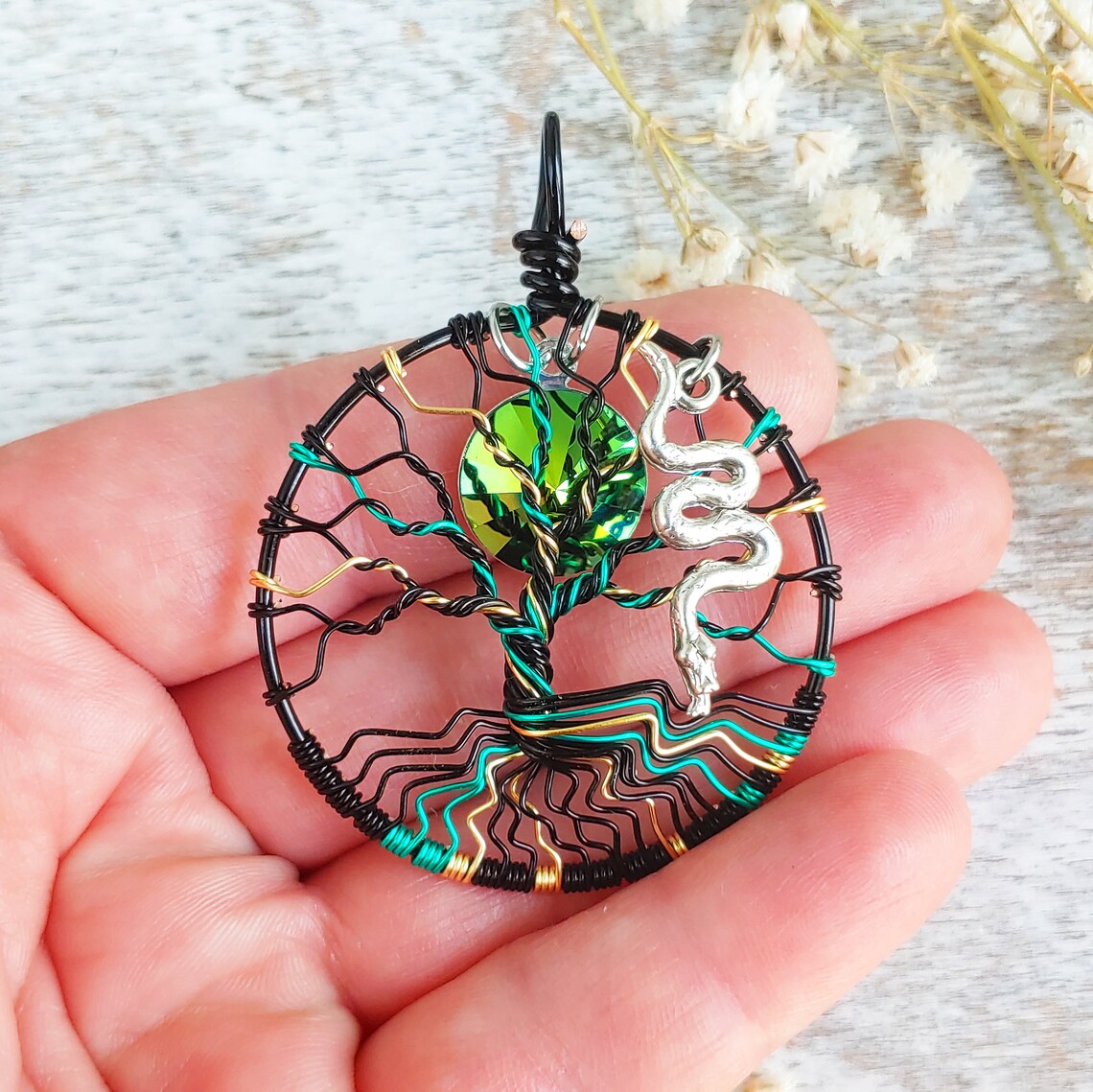 Loki Tree of Life Pendant | Etsy