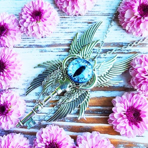 Biblically Accurate Angel Skeleton Key Pendant / Witch Fantasy Key ...