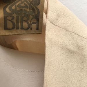 Vintage Orig. BIBA 70’s Does 40’s Monochrome Mod Deco Tea Dress/ Moss ...