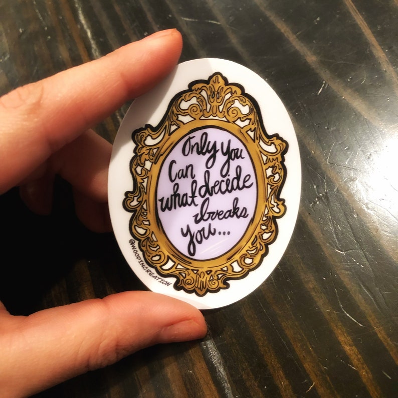 Ouroboros Mirror Sticker ACOTAR ACOWAR Feyre Archeron | Etsy