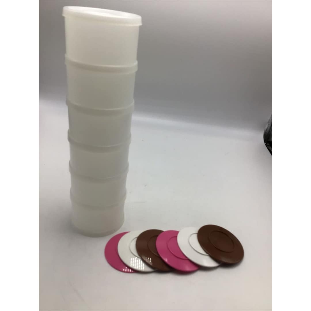 Tupperware Ice Cream Sandwich Maker Stack Set 6 Complete 1729 Vintage ...