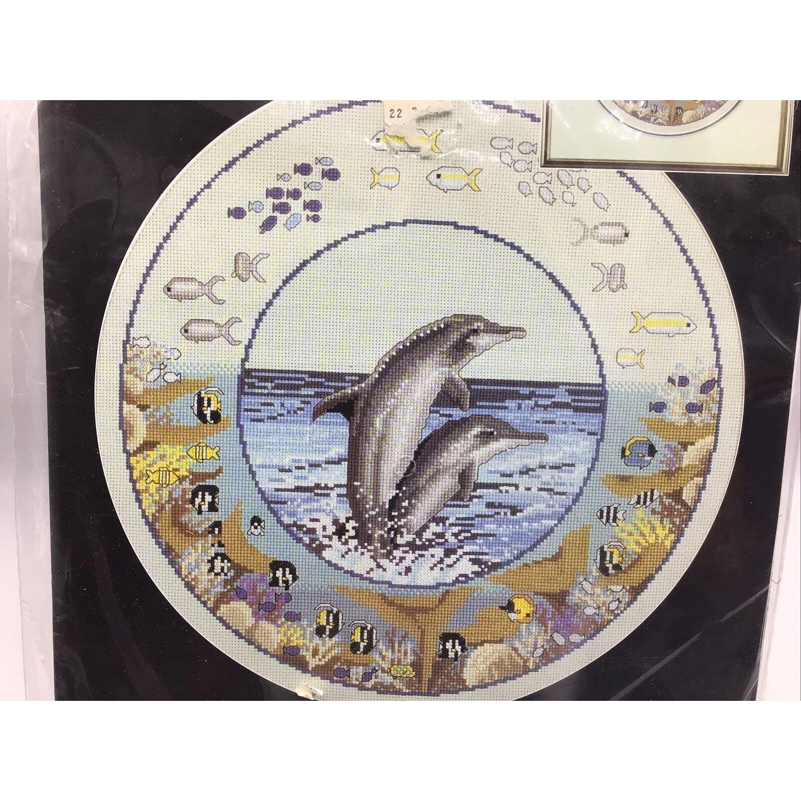Janlynn Bottlenose Dolphins Counted Cross Stitch Kit Design by Jayne ...