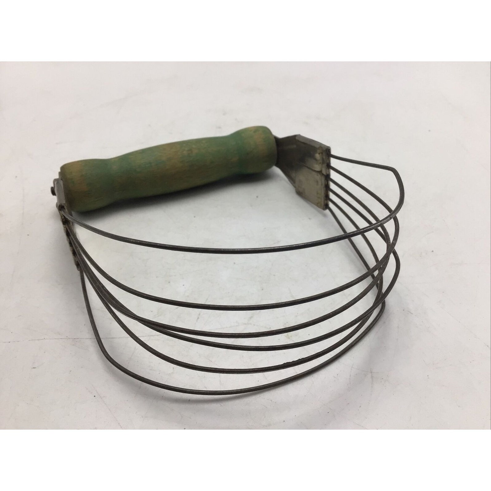 ANDROCK Pastry Dough Cutter Blender Green Wooden Handle Kitchen Tool ...