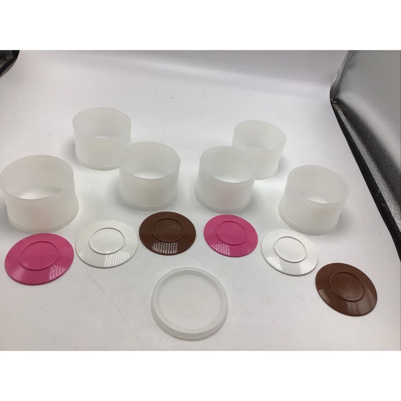 Tupperware Ice Cream Sandwich Maker Stack Set 6 Complete 1729 Vintage ...