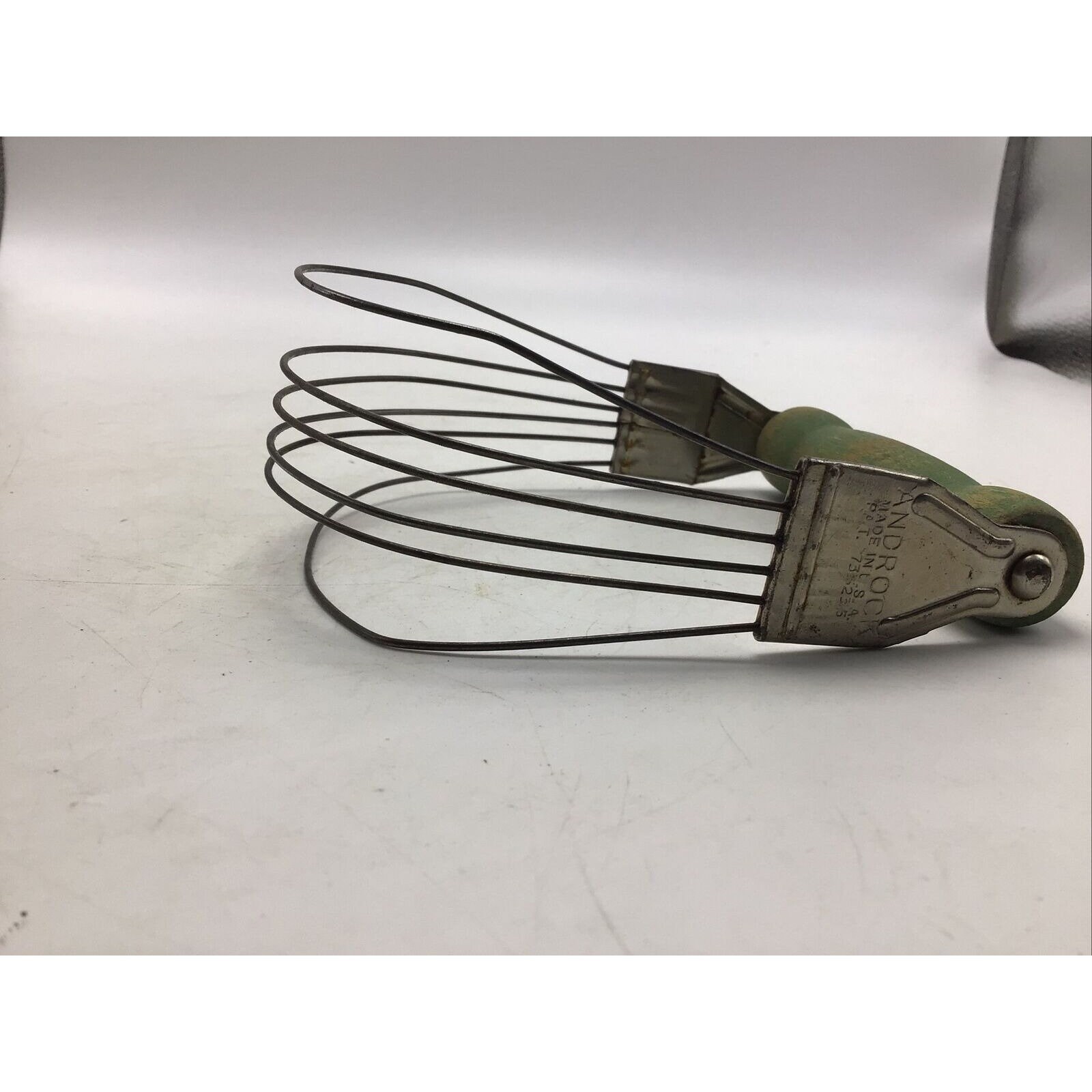 ANDROCK Pastry Dough Cutter Blender Green Wooden Handle Kitchen Tool ...