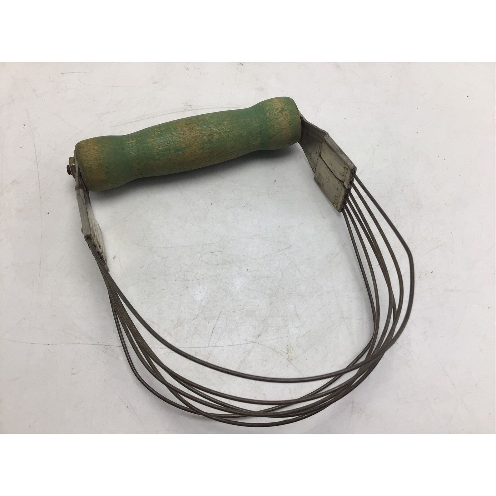 ANDROCK Pastry Dough Cutter Blender Green Wooden Handle Kitchen Tool ...