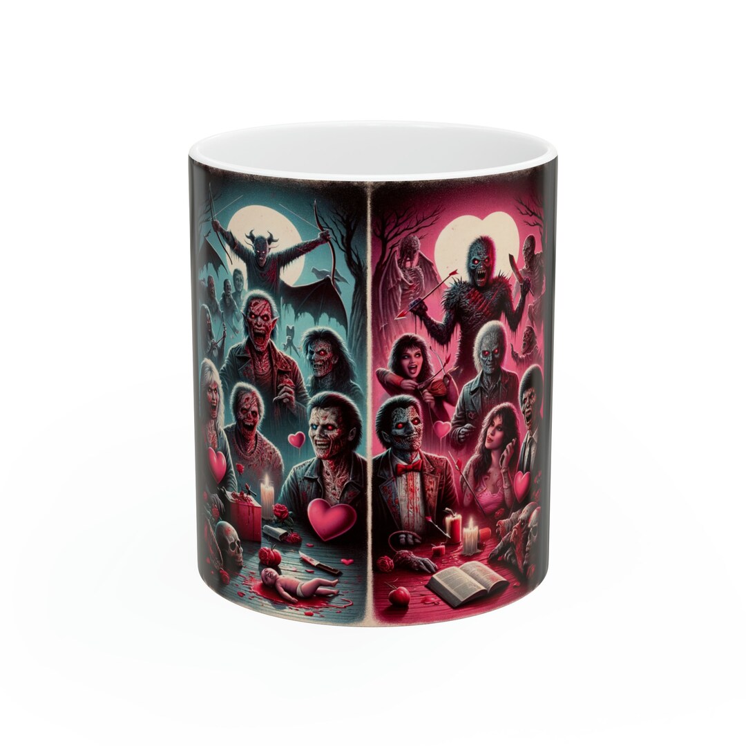 Cursed AI Zombie Romance Party Ceramic Mug 11oz - Etsy