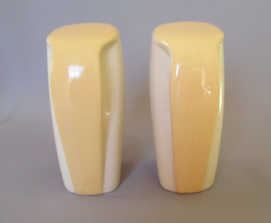 RARE Eva Zeisel Stratoware Salt and Pepper Shakers Mid Century Modern ...