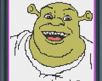 Shrek and Fiona Cross Stitch Pattern - Etsy
