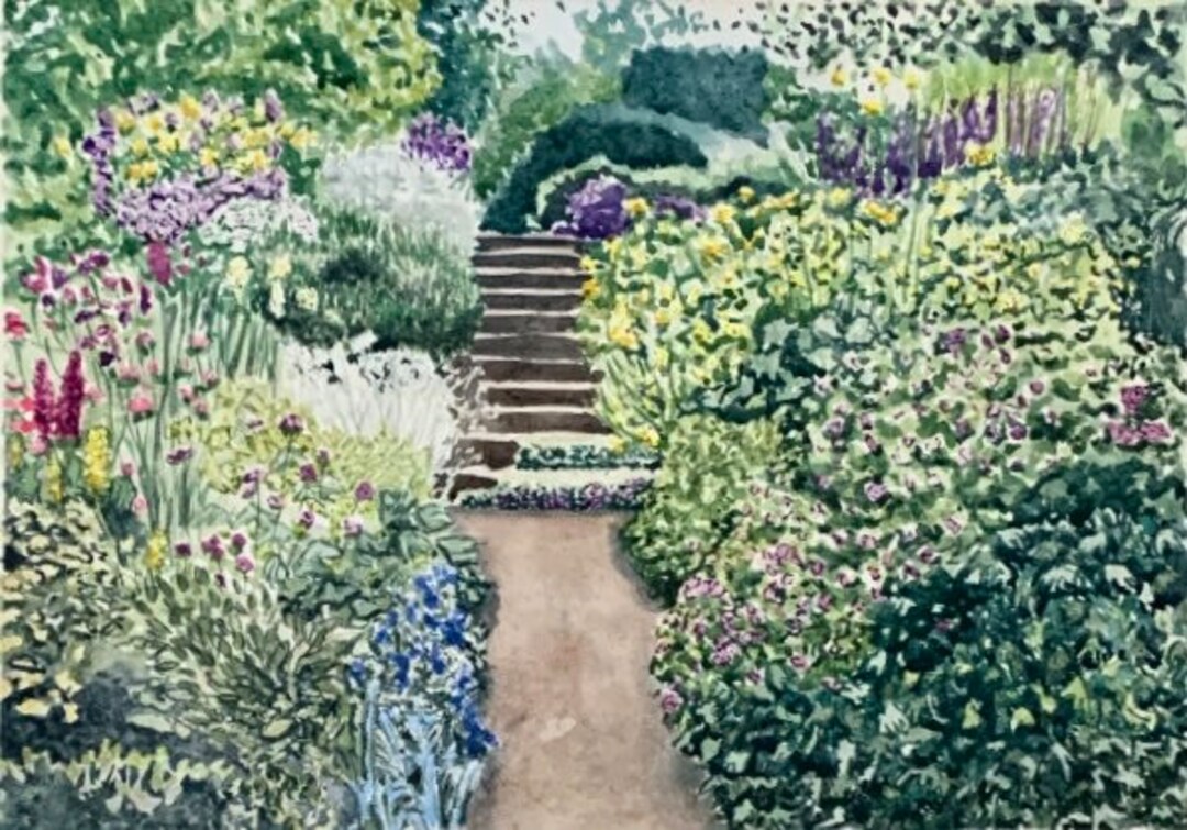 Bespoke Wall Art Watercolour Landscape Painting Original Landscape ...