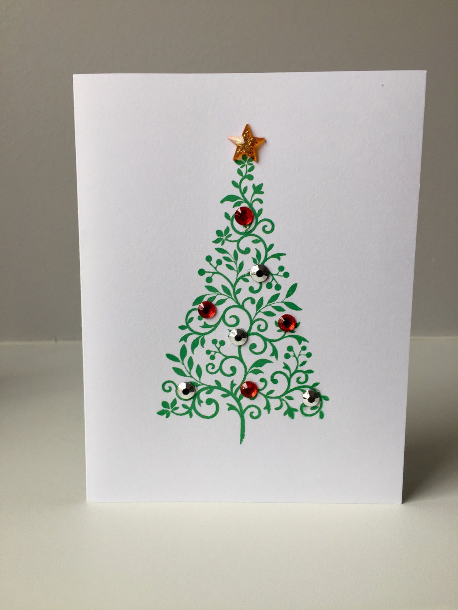 Christmas Tree Cards - Etsy
