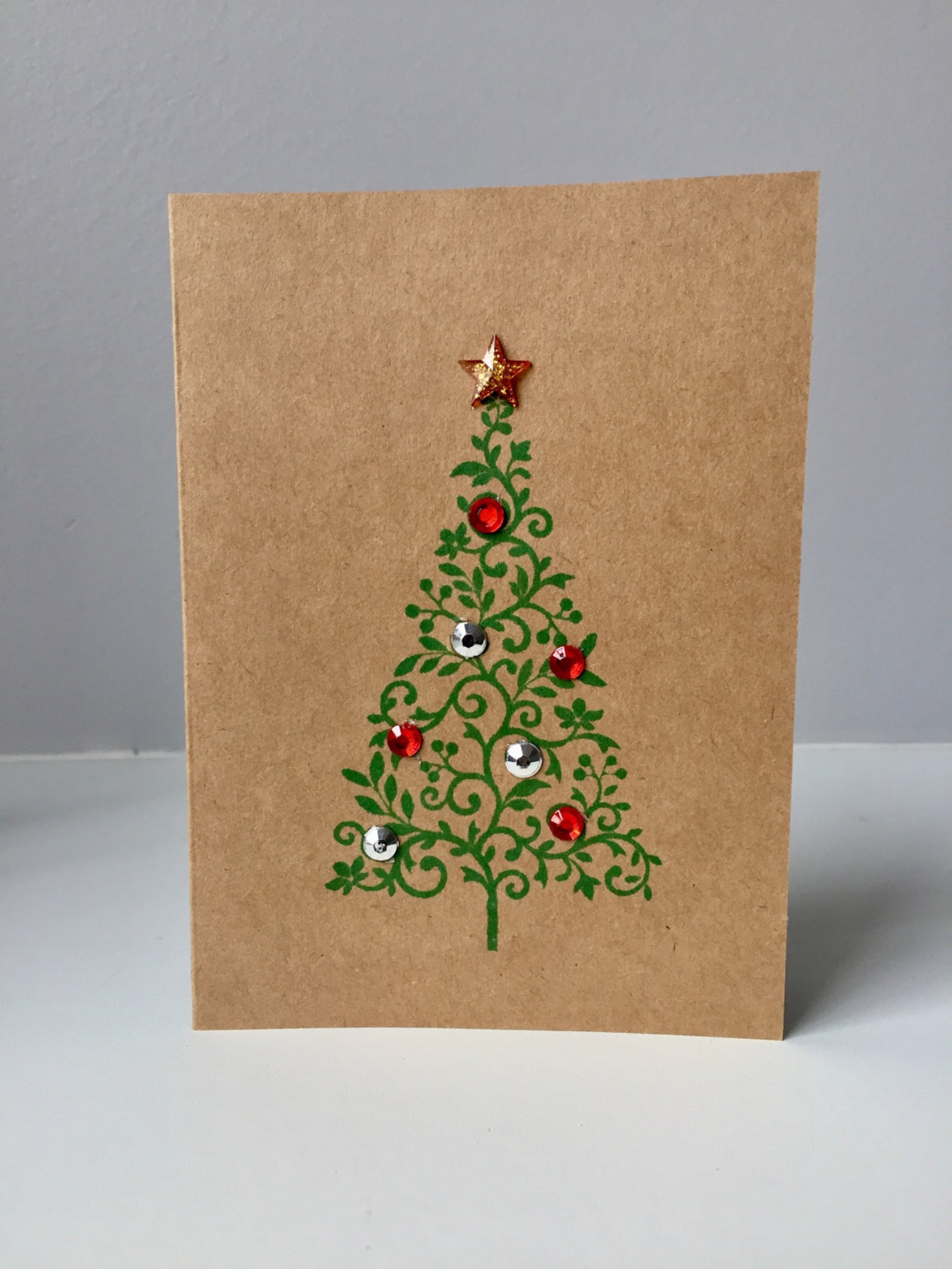 Christmas Tree Cards - Etsy