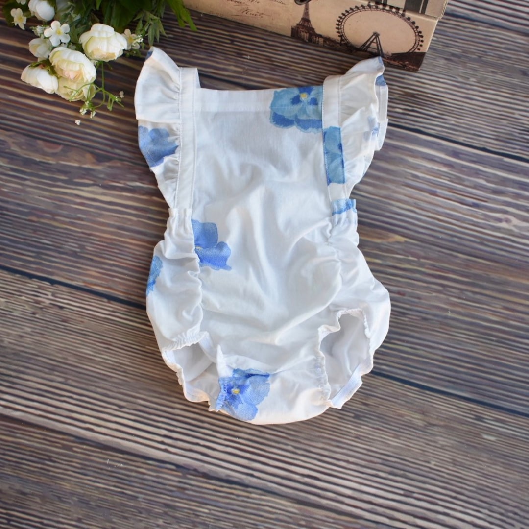 Infant Girl Romper, Cotton Sitter Outfit, Girl Cake Smash Romper ...