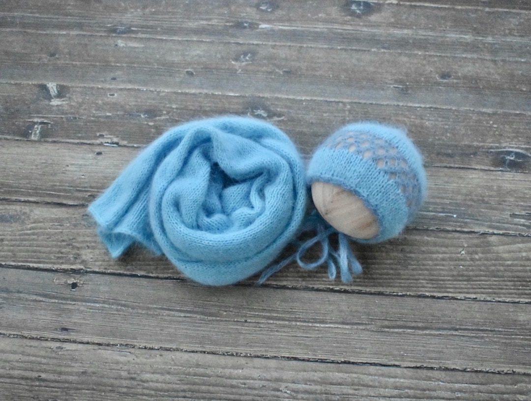 Newborn Swaddle Set for Twins Wrap Set for Infant Knitted Wrap Set for ...
